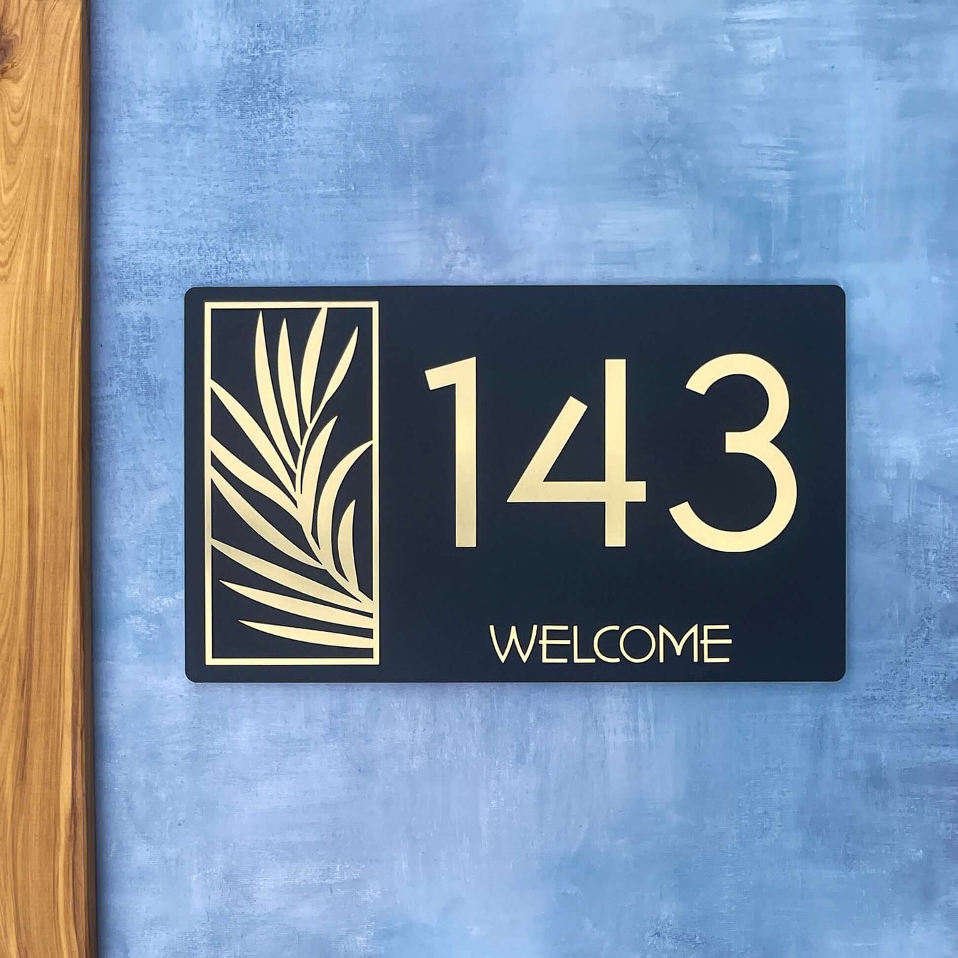 Lustre House Number Signs – Metallic, Bold & Customisable – SW2 House ...