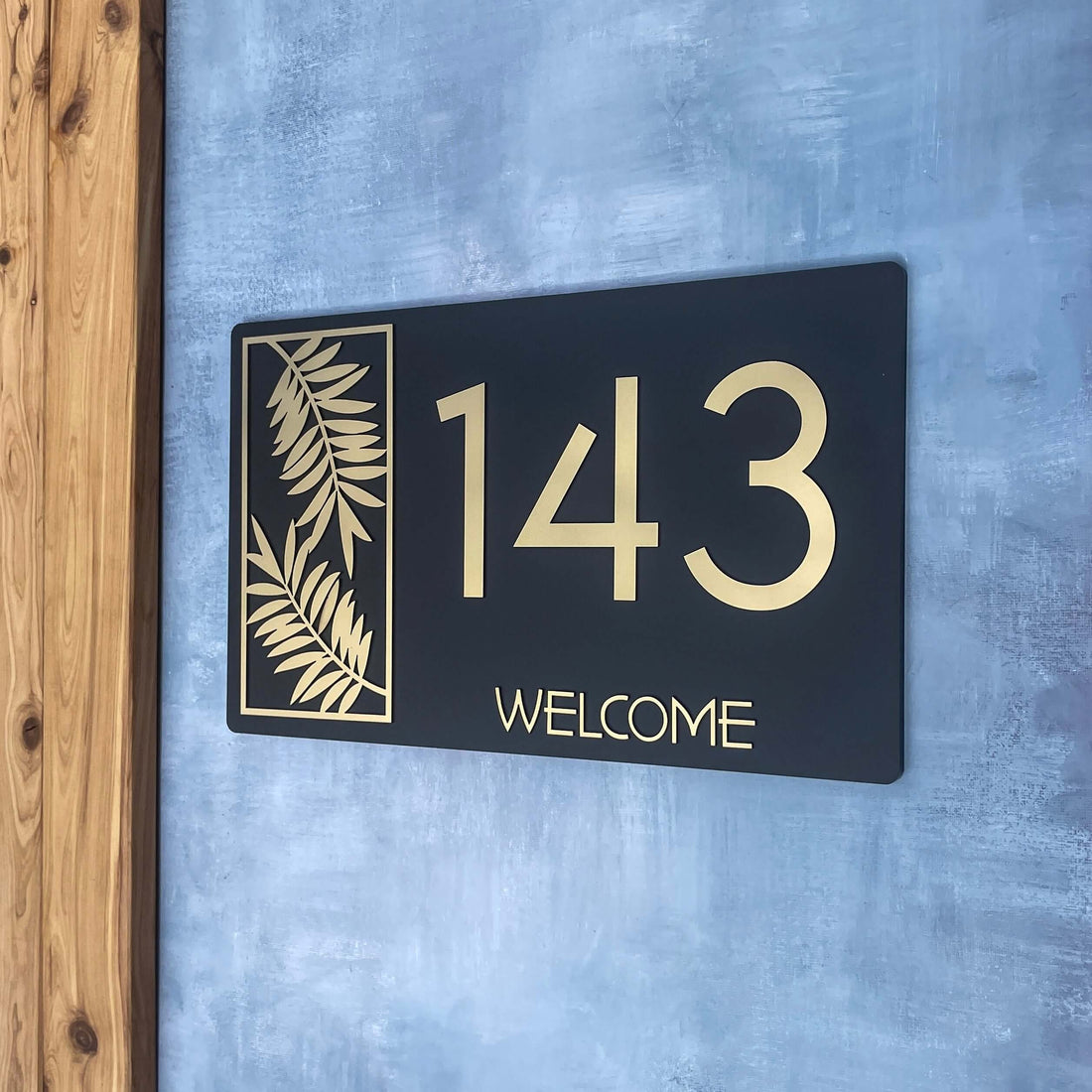 Lustre House Number Signs – Metallic, Bold & Customisable – SW2 House ...